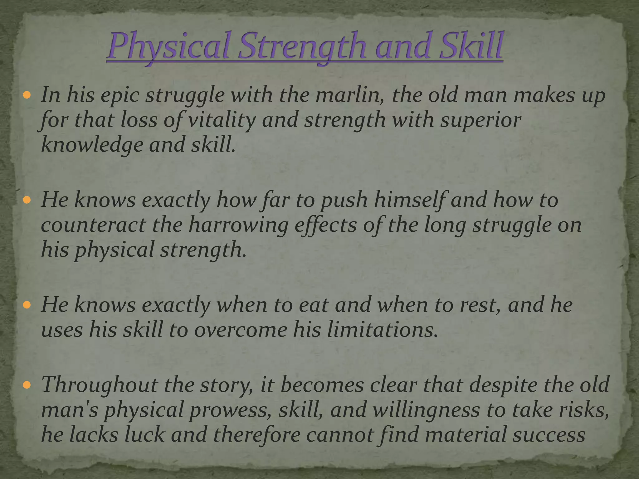 The old man the sea | PPT