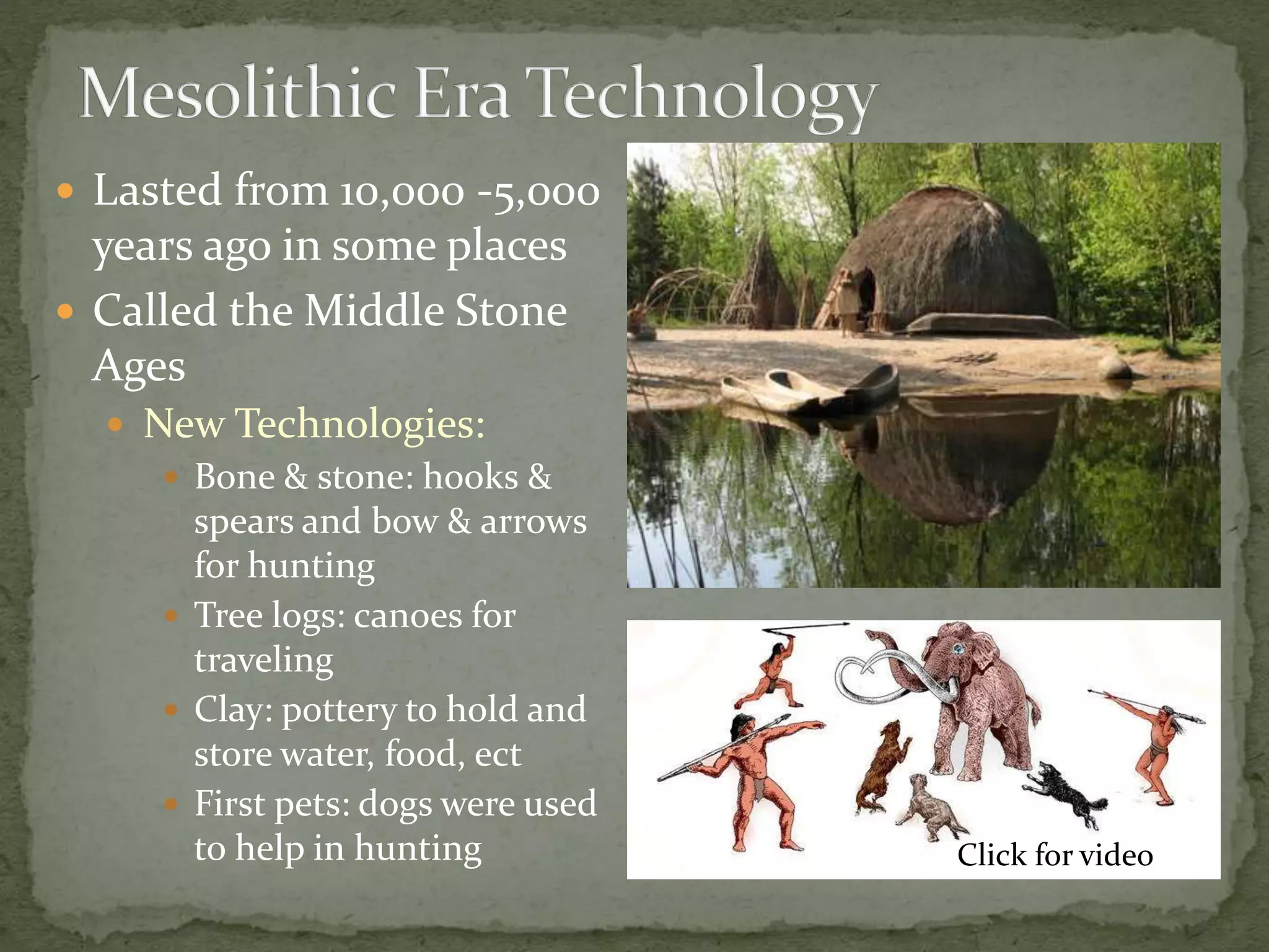 The Old Stone Age | PPT