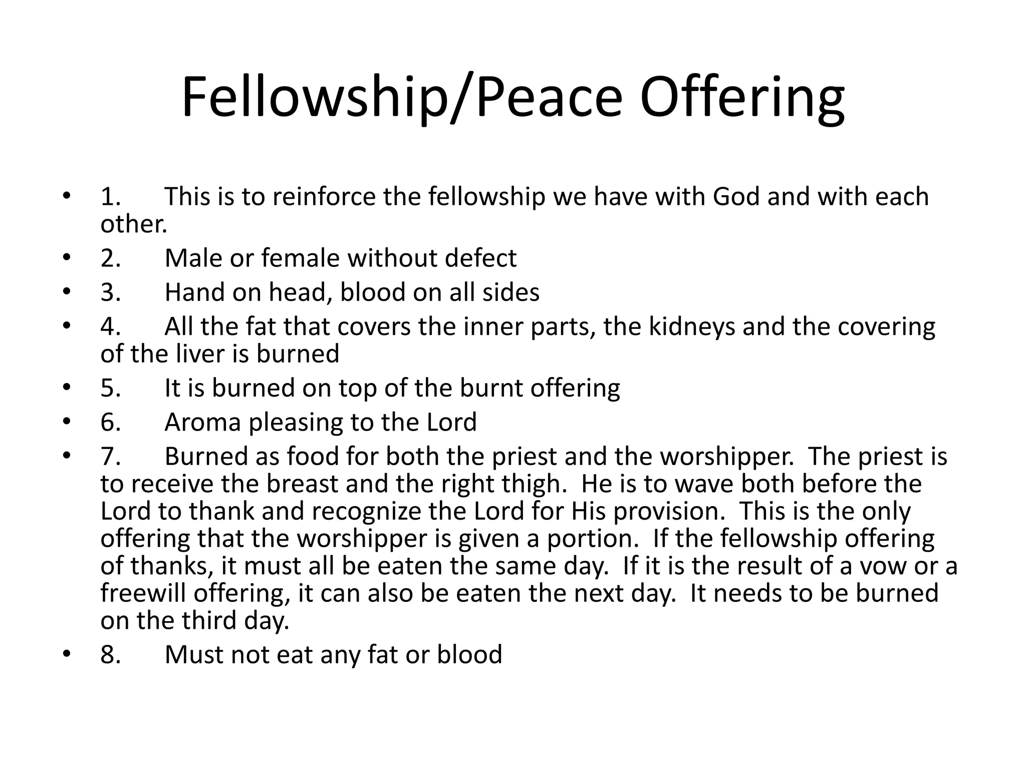 The Old Testament Sacrifices (09-13-15) | PPTX