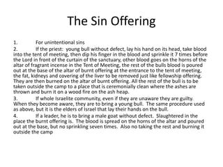 The Old Testament Sacrifices (09-13-15) | PPTX