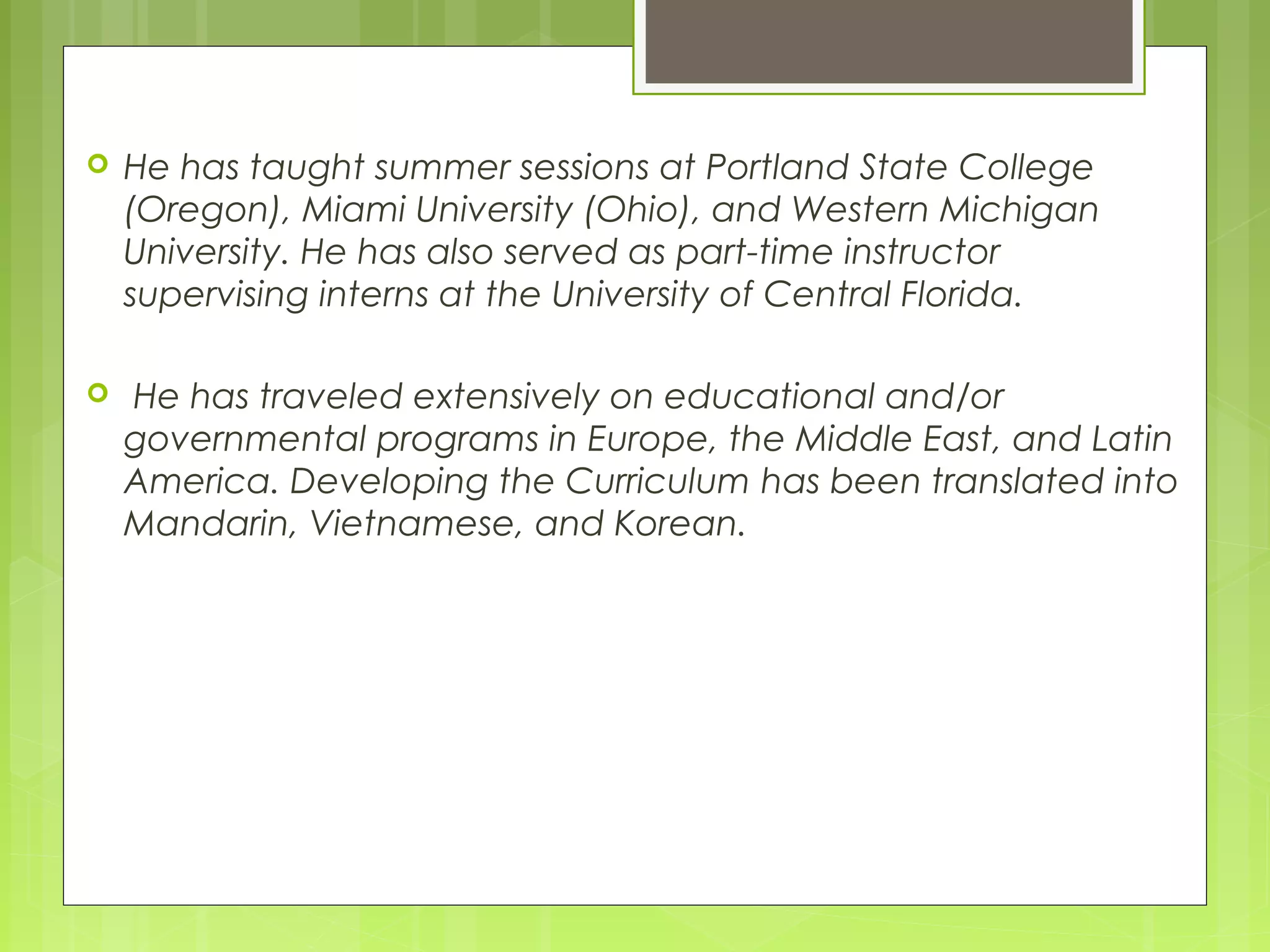 The Oliva Model of Curriculum | PPT