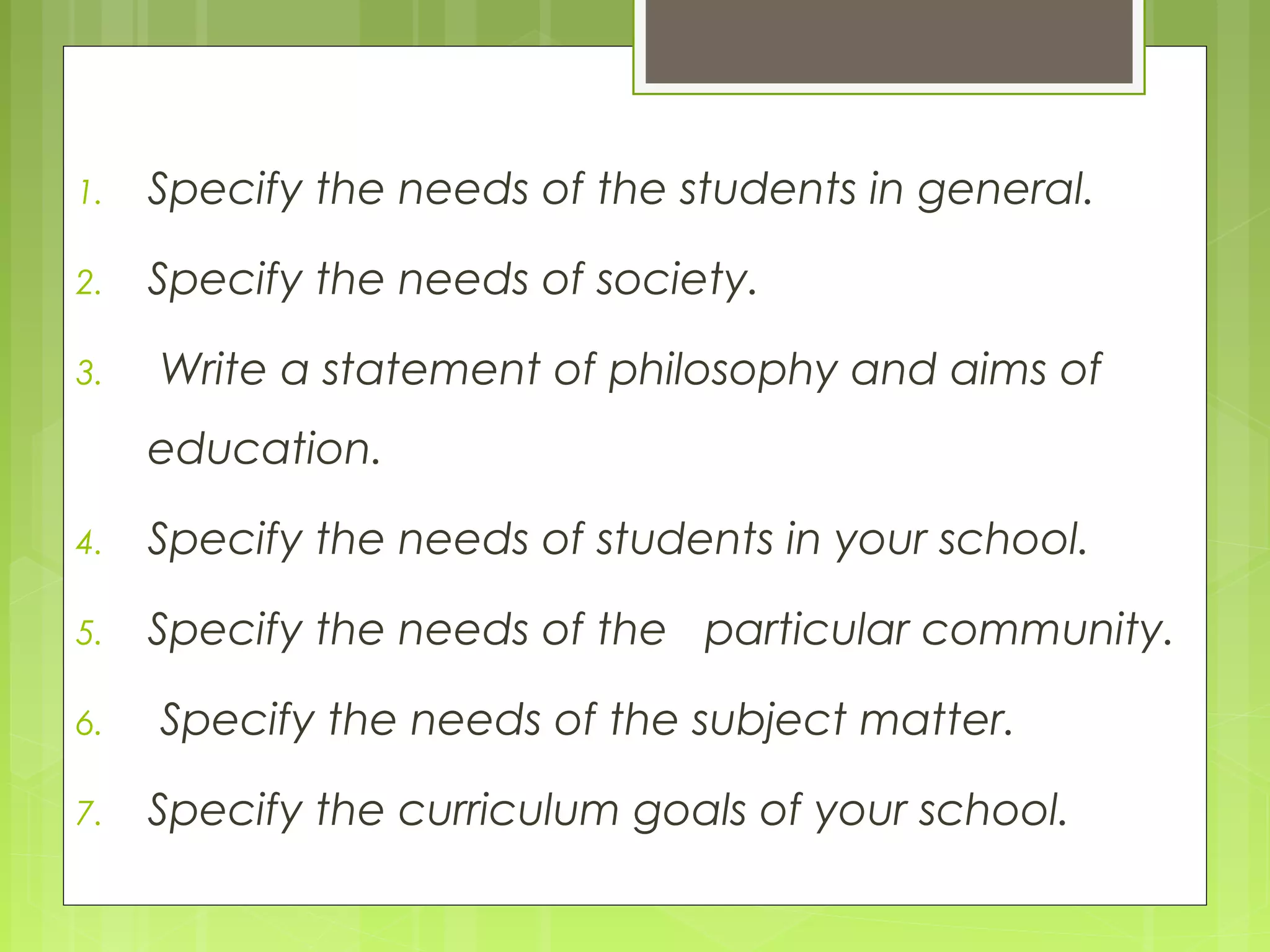 The Oliva Model of Curriculum | PPT