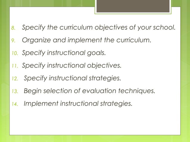 The Oliva Model of Curriculum | PPT