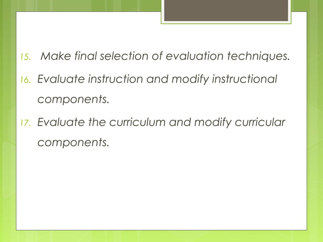 The Oliva Model of Curriculum | PPT
