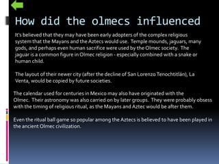 The olmec culture | PPTX