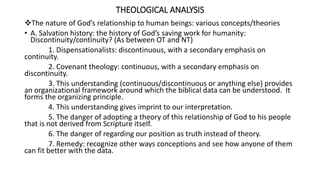 Theological analysis | PPTX