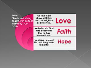 Theological virtues | PPTX