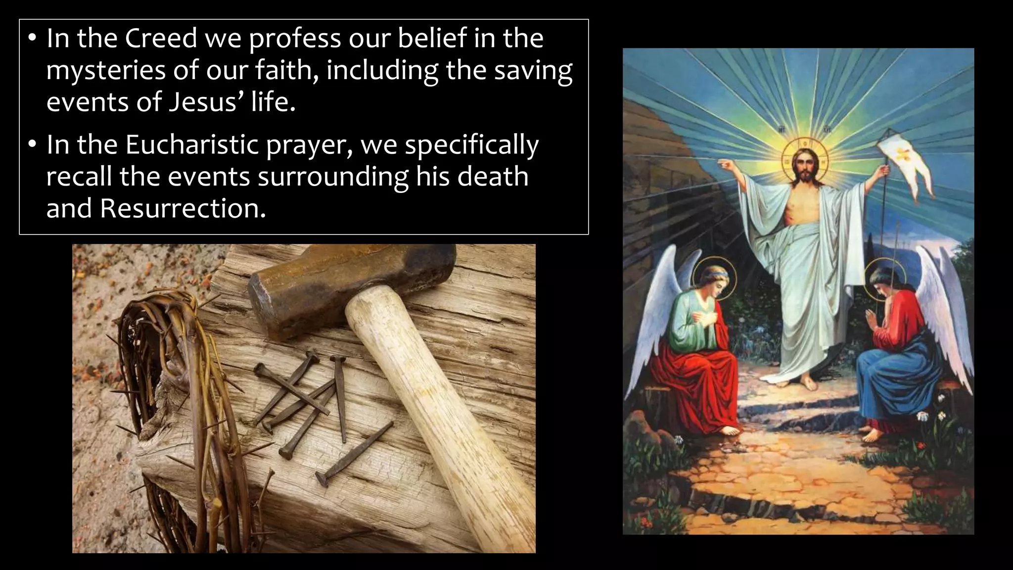 Theology 2: The Sacrament of Eucharist | PPTX