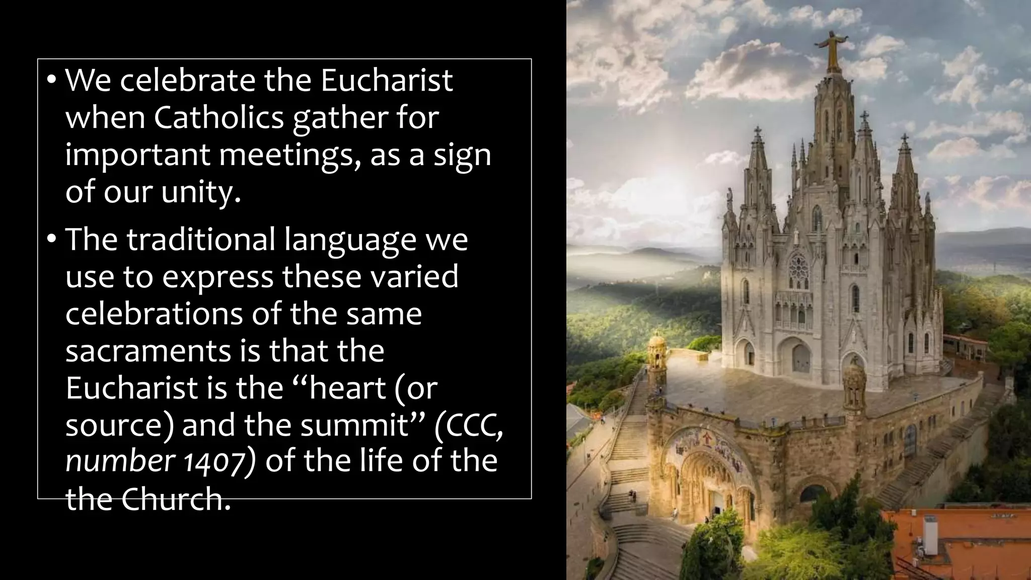 Theology 2: The Sacrament of Eucharist | PPTX