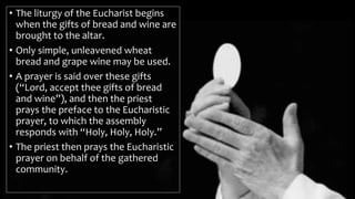 Theology 2: The Sacrament of Eucharist | PPTX