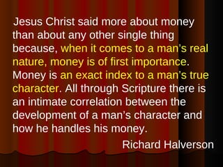 Theology money class_session_1 | PPT