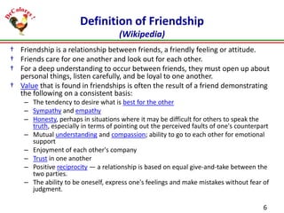 Theology of friendship 6 6-12 xport | PPTX