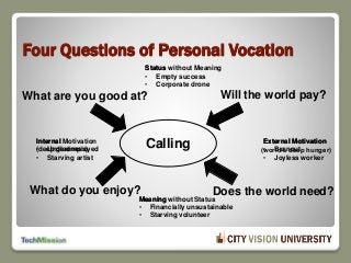 Theology of work, Vocation, Calling and the Purpose of Workd | PPT ...