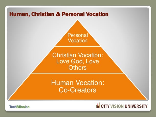 Theology of work, Vocation, Calling and the Purpose of Workd
