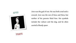 The Olympian Gods and Goddesses | PPTX