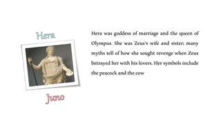 The Olympian Gods and Goddesses | PPTX