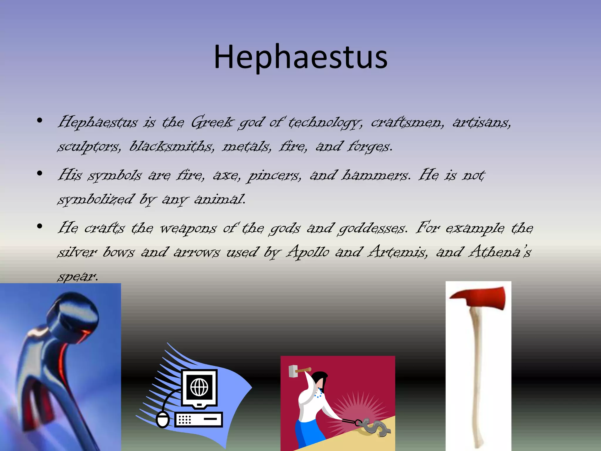 The Olympian Greek Gods and Goddesses | PPTX