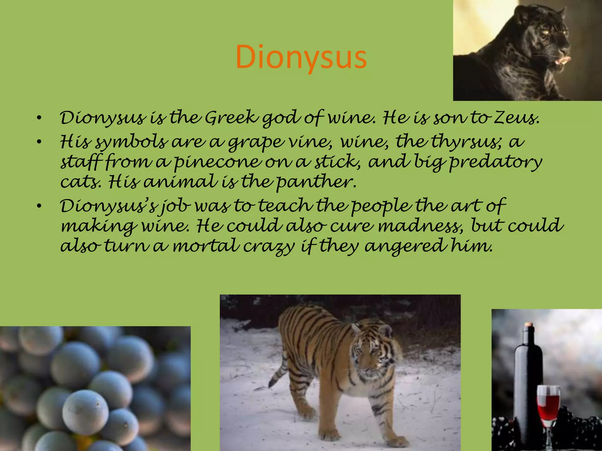 The Olympian Greek Gods and Goddesses | PPTX