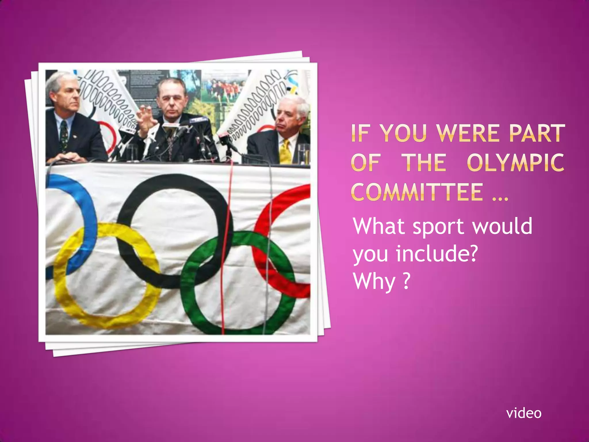 The olympic games. debate | PPT
