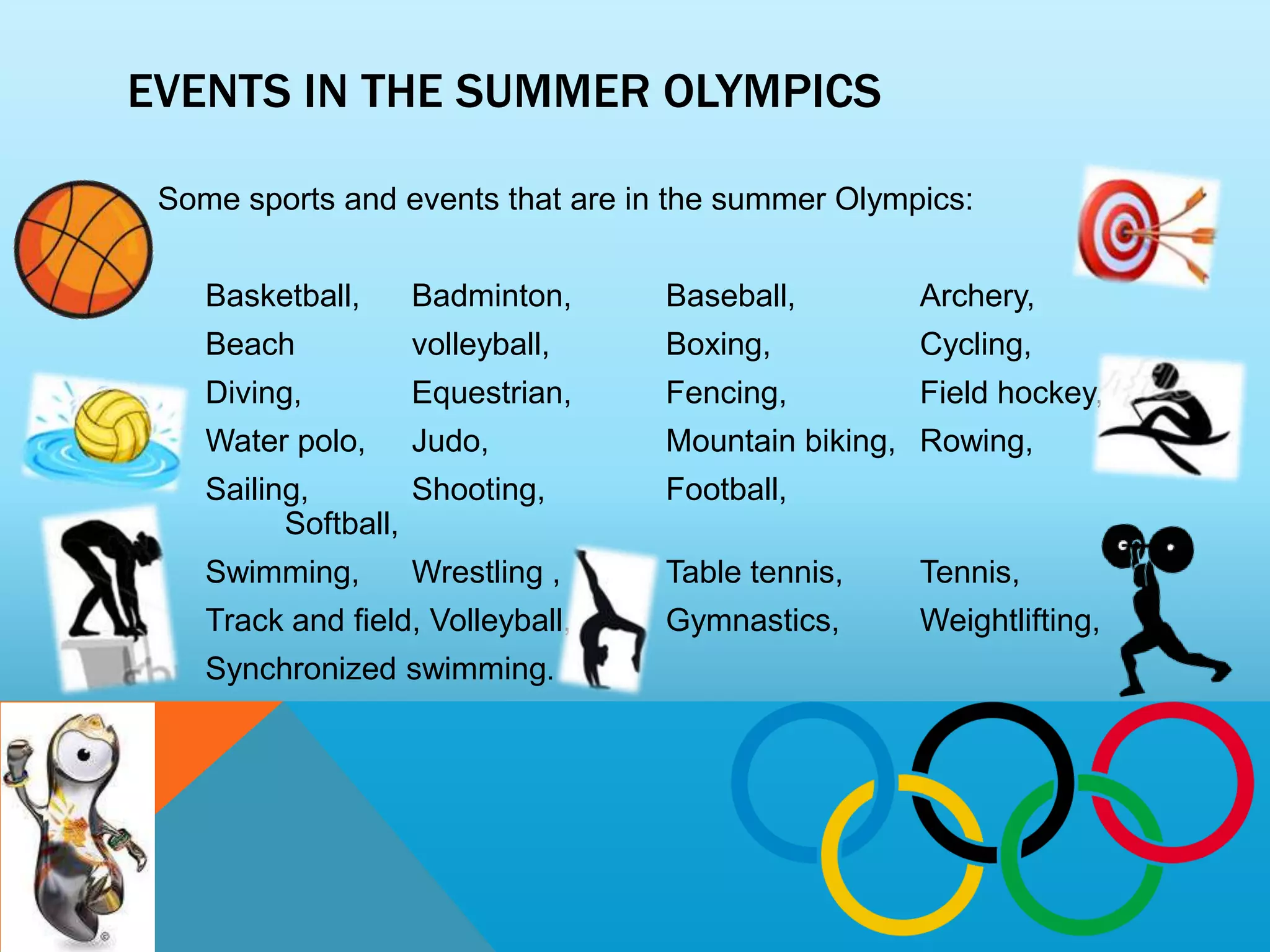 The olympic games power oint presentation show | PPSX | Summer Olympic ...