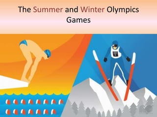 The olympics games | PPTX | Winter Olympic Sports | Olympic Sports