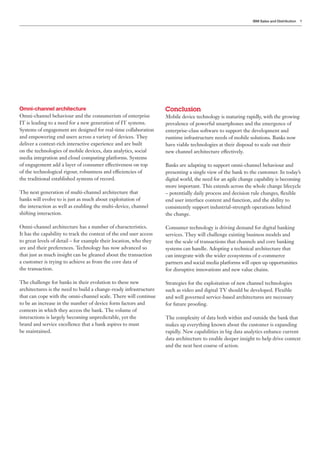 The omni channel banking evolution | PDF