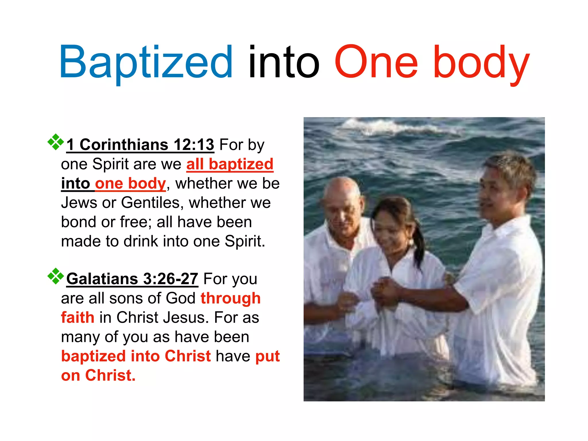 The One Body (Ephesians 4:4) | PPTX