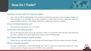 The One Exchange | PPT