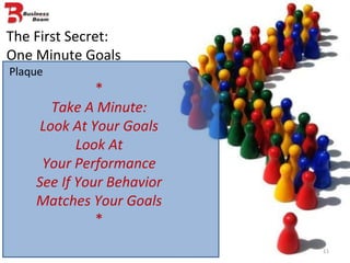 The one minute manager | PPT