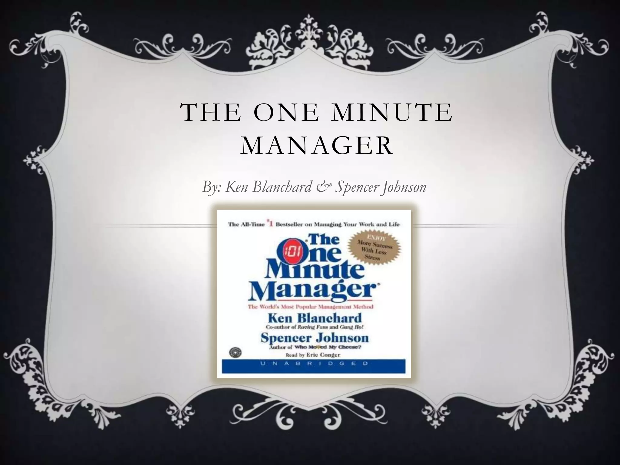 The one minute manager | PPTX