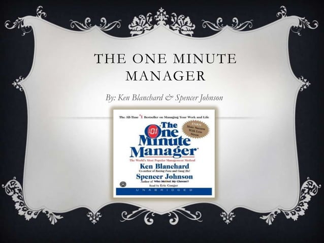 The one minute manager | PPT