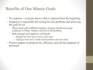 The One Minute Manager | PPT