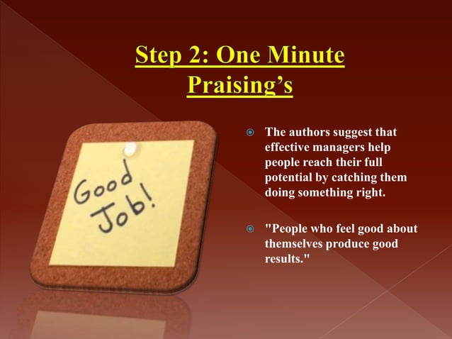 The One Minute Manager Book Review by Ajay Shrivastava | PPTX