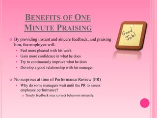 The One Minute Manager Book Review by Ajay Shrivastava | PPTX