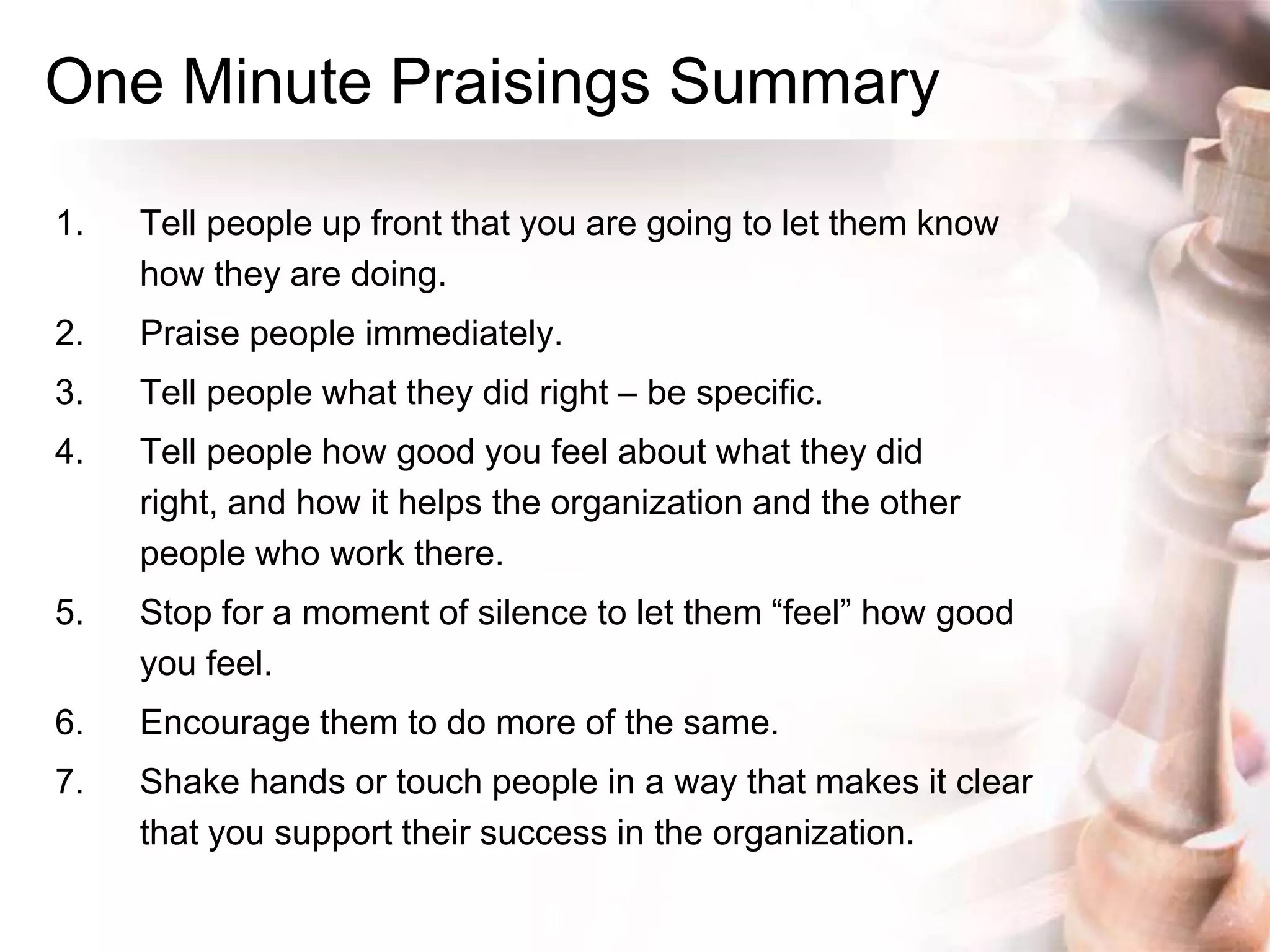 The One Minute Manager | PPTX