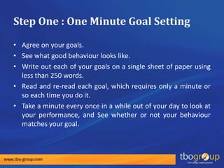 The one minute manager presentation (updated tbo) | PPTX