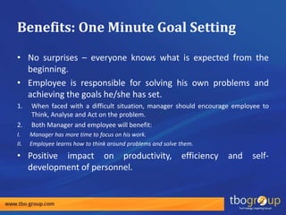 The one minute manager presentation (updated tbo) | PPTX