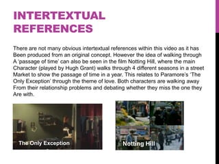 The only exception powerpoint final | PPTX | Music Video | Genres