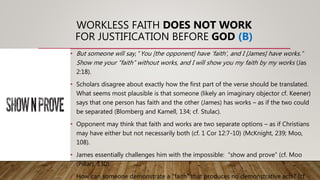 The Only Kind Of Faith That Works Is Faith That Works (James 2:14-26 ...