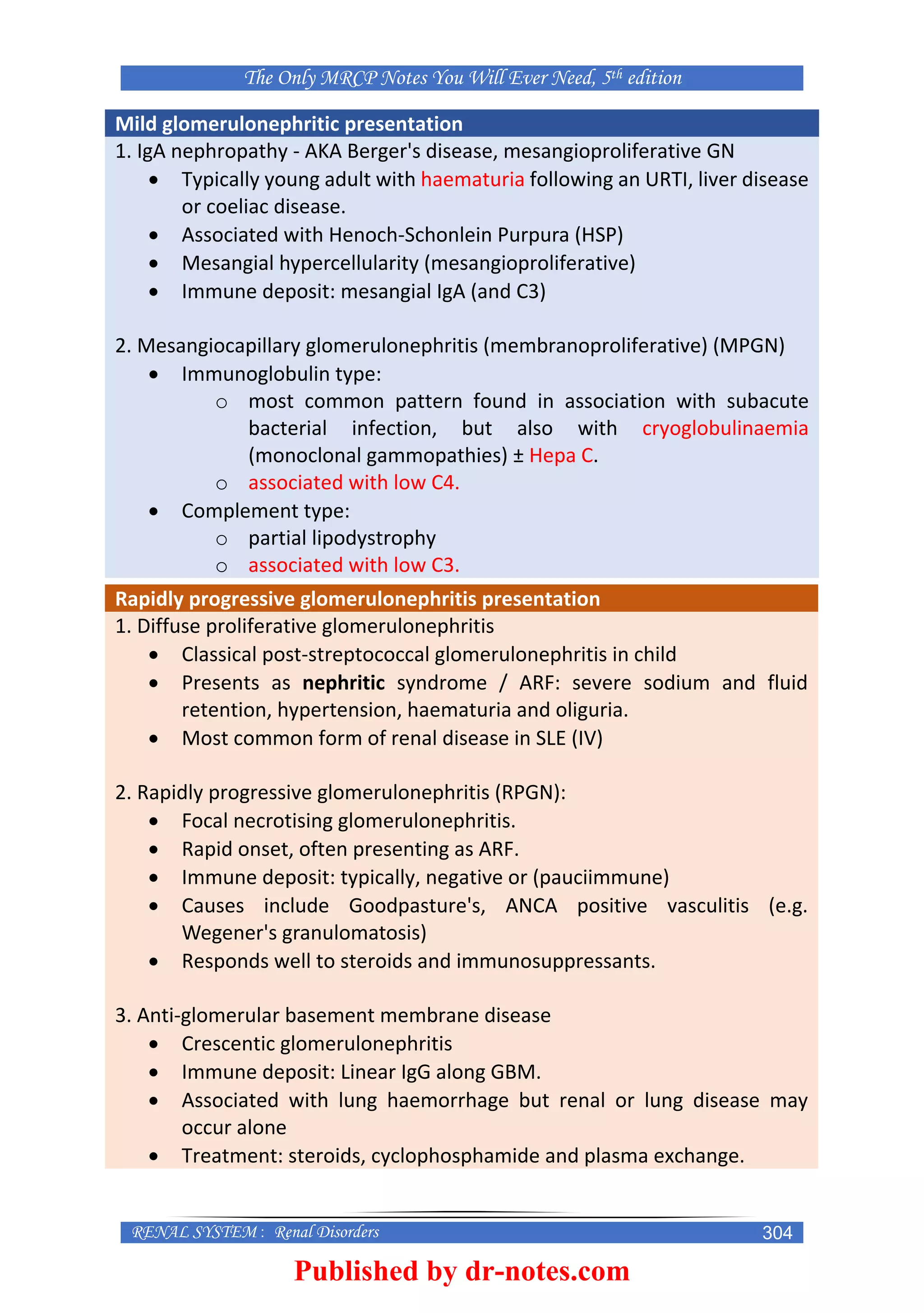The Only MRCP Notes You Will Ever Need 5th Edition | PDF
