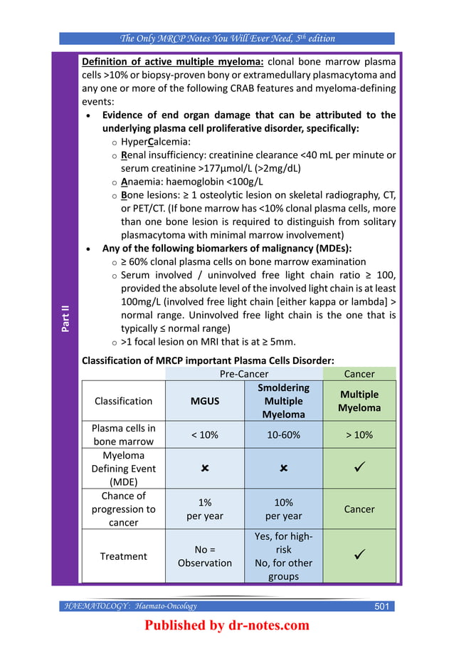 The Only MRCP Notes You Will Ever Need 5th Edition | PDF | Educational ...
