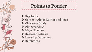 'The Only Story' by Julian Barnes | PPT