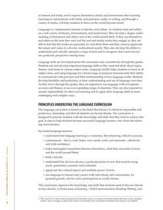 The ontario language curriculum | PDF