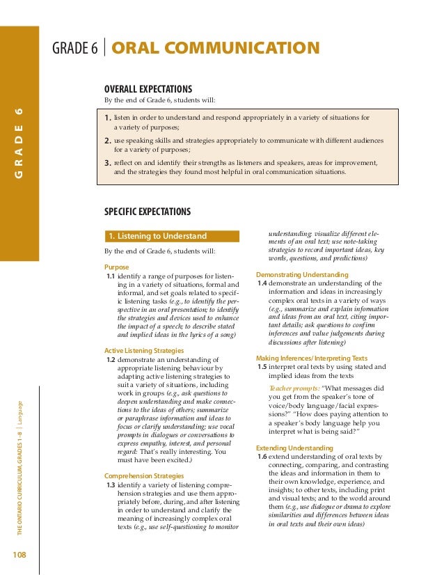 The Ontario Language Curriculum the-ontario-language-curriculum