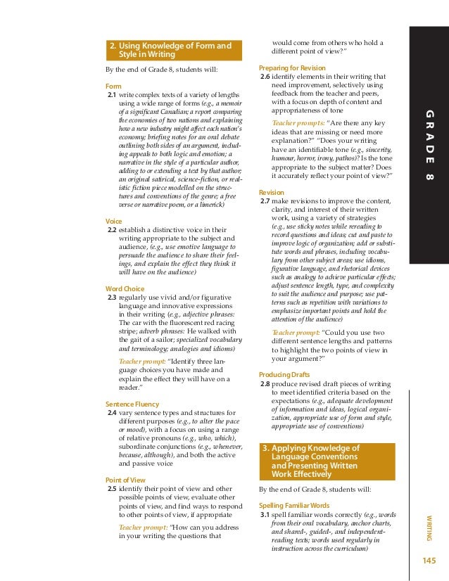 The ontario language curriculum