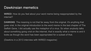 The Ontology of Internet Memes | PPT