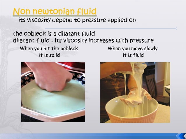 The oobleck experience | PPT | Physics | Science