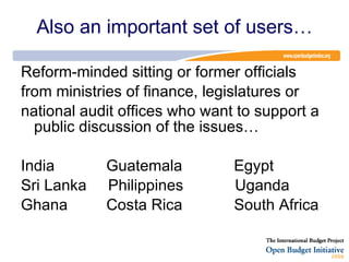 The open budget index | PPT
