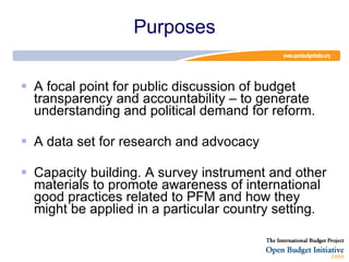 The open budget index | PPT