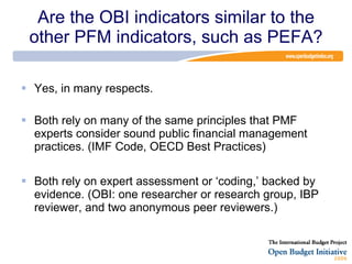 The open budget index | PPT